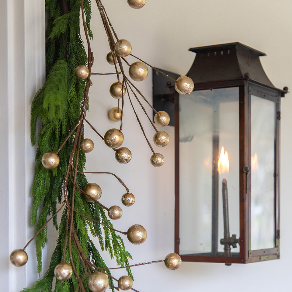 Gold Metallic Ball Garland 48" – Fig & Dove