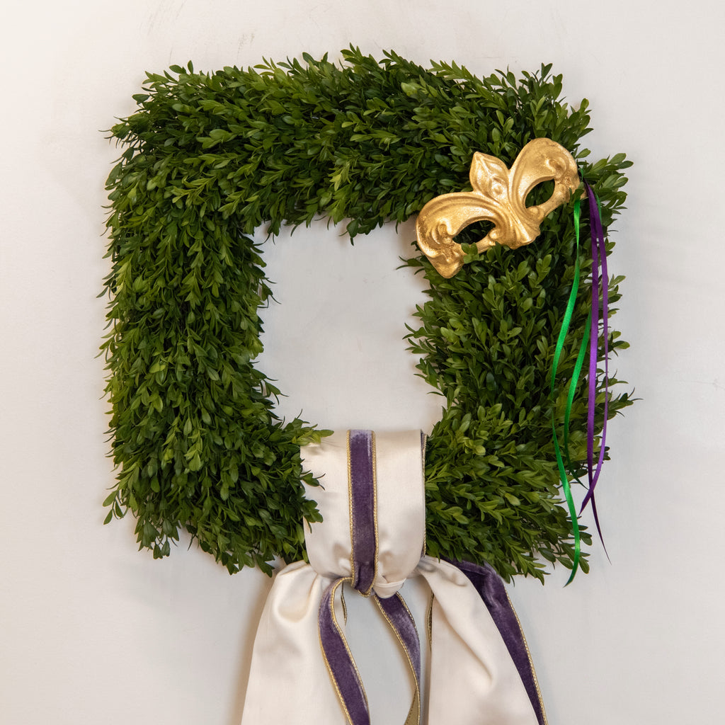 Gilded Mardi Gras Mask – Fig & Dove