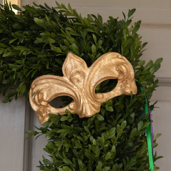 Gilded Mardi Gras Mask – Fig & Dove
