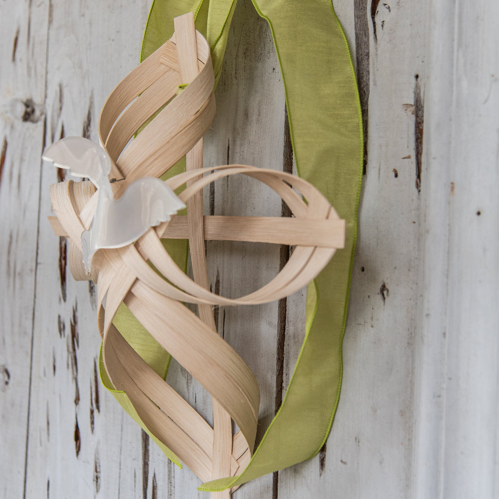 Woven Bamboo Cross – Fig & Dove