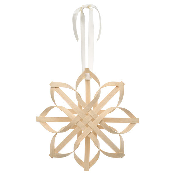 Woven Bamboo Snowflake – Fig & Dove