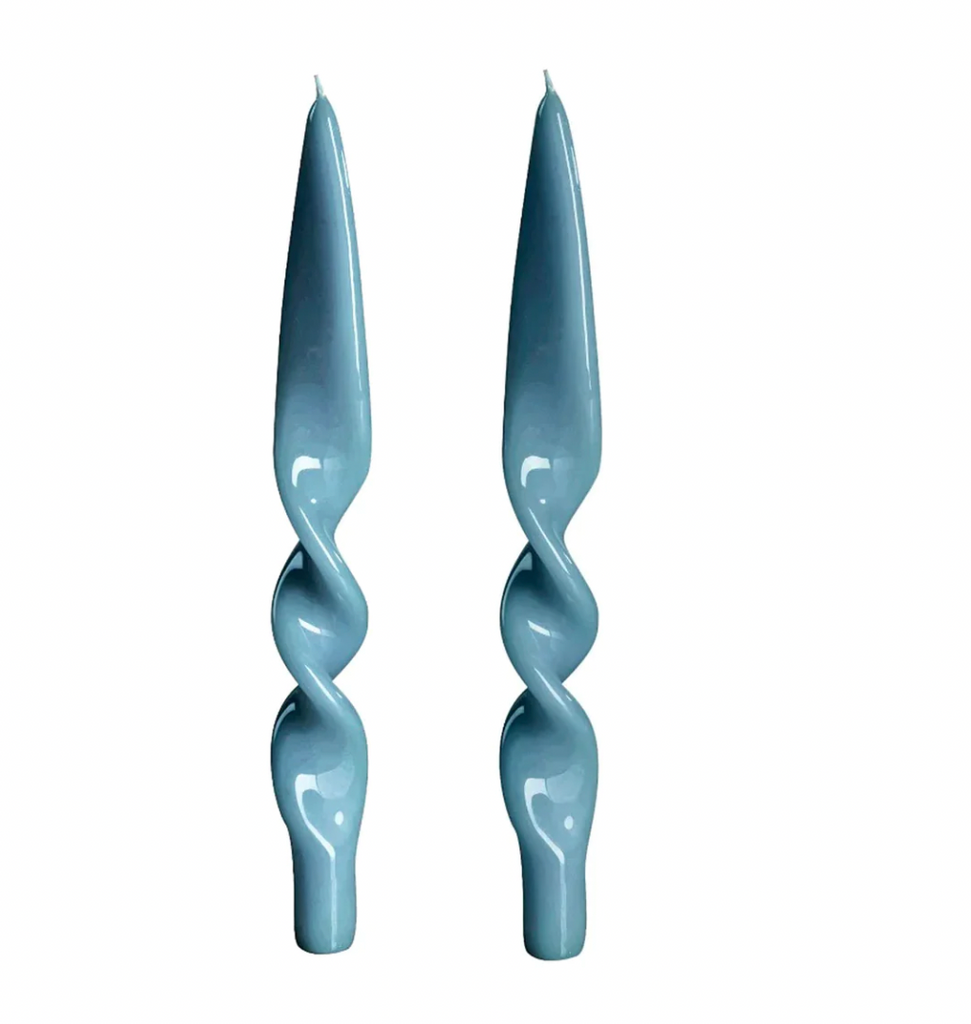 AAA Tent Sale Lacquered Twist Taper Candle (Set of 2) – Fig & Dove