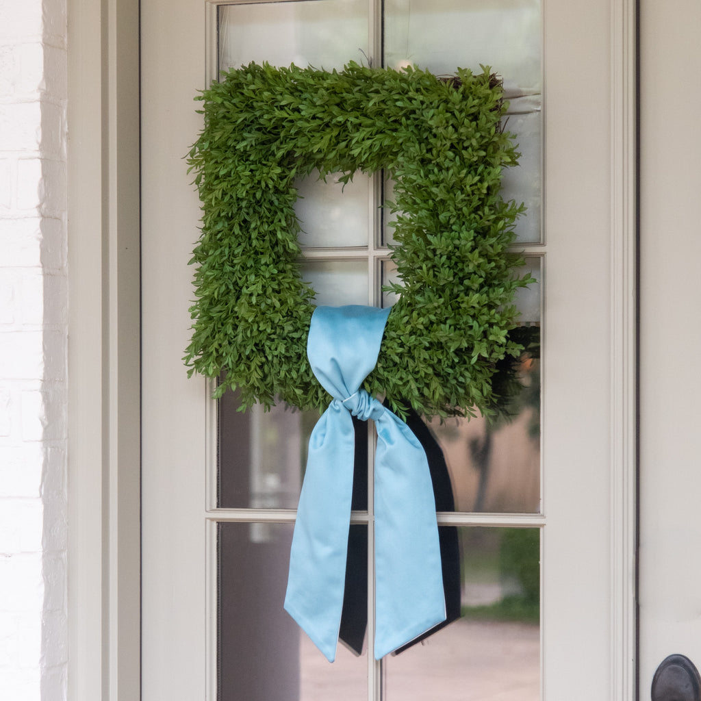 Colorblock Wreath Sash|Colorful Spring Wreath Sash – Fig & Dove